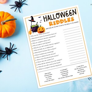 Halloween Riddles Party Game | Halloween Games for Kids | Fun Halloween ...
