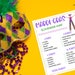 Mardi Gras Scavenger Hunt Game | Fat Tuesday Party Games | Carnival ...