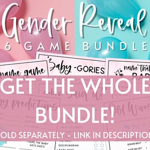 Name That Song Baby Game | Gender Reveal Party Games | Baby Shower ...