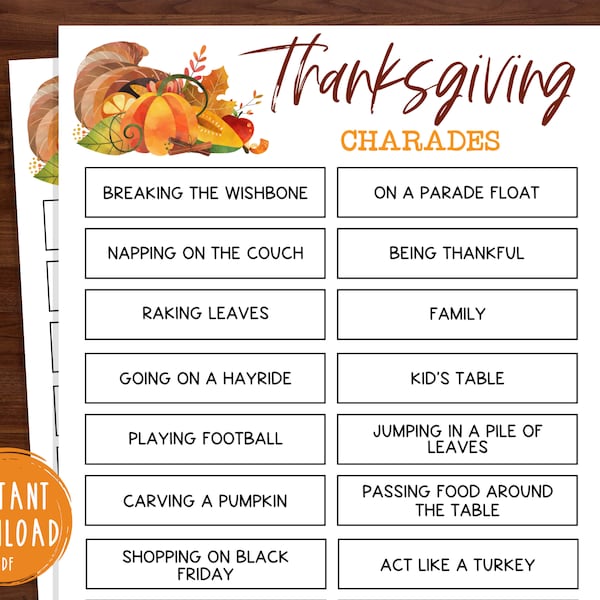 Thanksgiving Party - Etsy