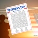 Veterans Day Word Search Game Printable Veterans Day Party Games ...