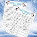 Winter Charades Game 33 Fun Printable Winter Charades Games Wintertime ...