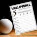 Volleyball Scattergories Game Printable Volleyball Team Party Games ...