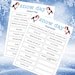Snow Day Charades Game Fun Printable Winter Game Wintertime Activity ...