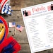 Patriotic Scavenger Hunt Game Printable Memorial Day Party Games ...
