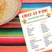 Cinco De Mayo Scavenger Hunt Game Mexican Party Games Fun Cinco De Mayo ...