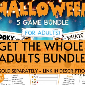 Halloween Word Search Game Halloween Printable Games | Etsy