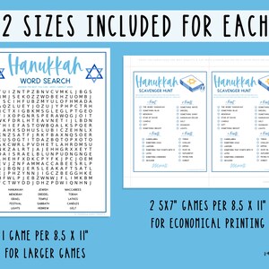 Hanukkah 10 Party Games BUNDLE | Ten Chanukah Celebration Games ...