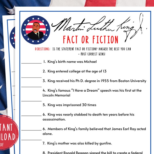 Martin Luther King Jr - Etsy