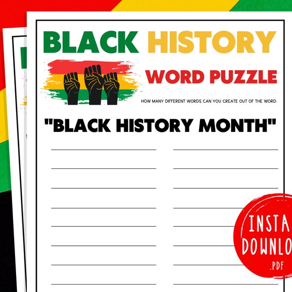 African American Puzzles for Adults - Etsy