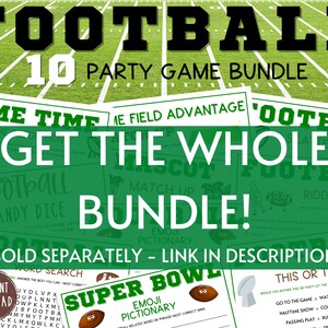 Football 5 Game BUNDLE for Kids | Five Professional Football Party ...
