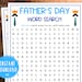 Happy Father's Day Word Search Game Father's Day Games Games With Dad ...