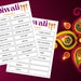 Diwali Charades Game | Printable Festival of Lights Party Games ...