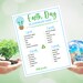 Earth Day Scavenger Hunt Game Fun Printable Spring Games Environmental ...
