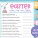 Easter Riddle Me This Game Volume 1 Famous Rabbit Match up Easter Party ...