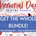 U.S. Military Trivia Game Memorial Day Printable Party Games America ...