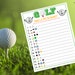Golf Emoji Pictionary Game Printable Golf Party Games Masters Golf ...