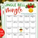 Christmas Jingle Bell Mingle Game Find Someone Who Xmas Games Fun ...