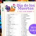 Día De Los Muertos Test Your Spanish Printable Day of the Dead Party ...