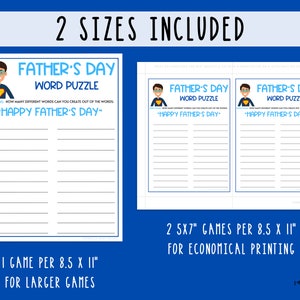 Happy Father's Day Word Puzzle Game | Father's Day Games | Games With ...