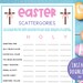 Easter Scattergories Game | Printable Easter Games | Party Games ...