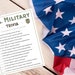 U.S. Military Trivia Game | Memorial Day Printable Party Games ...
