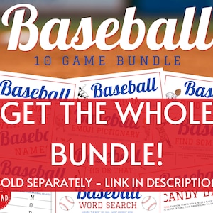 Baseball Fact or Fiction Trivia Game | Printable Baseball Team Party ...