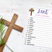 Lent Word Scramble Game Printable Party Games Easter - Etsy