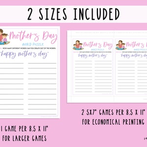 Mother's Day Word Puzzle Games | Happy Mother's Day | Games With Mom ...