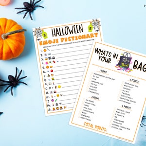 Halloween Party Games KIDS BUNDLE 5 Halloween Printable | Etsy