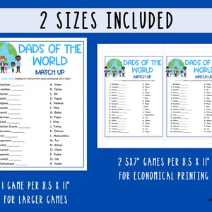 Dads of the World Game | Father's Day Games | International Names for ...