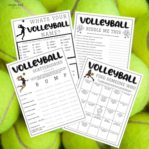 Tennis 10 Game BUNDLE | Printable Tennis Themed Party Games | Games for ...
