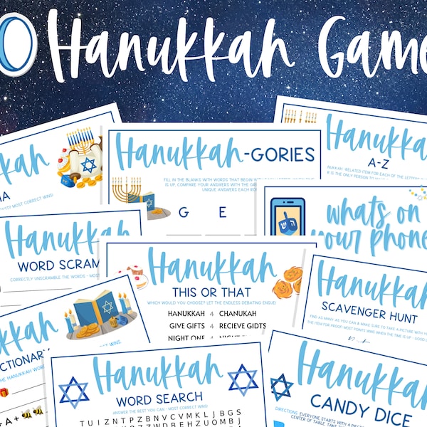 Hanukkah Lights - Etsy