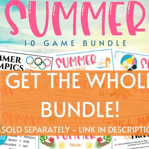 Grill Master Trivia Game | Printable Summertime Games | Party Games ...