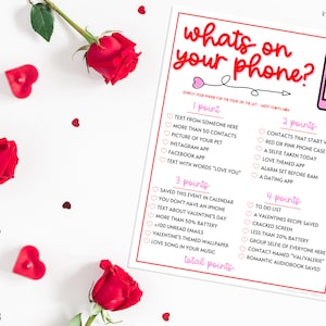 Valentine's Day Whats on Your Phone Game | Fun Valentine's Day ...