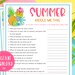 Summer Riddle Me This Game | Printable Summertime Games | Party Games ...