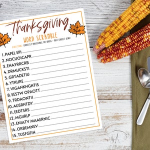 Thanksgiving Trivia Game BUNDLE 5 Thanksgiving Printable | Etsy