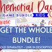 U.S. Military Trivia Game Memorial Day Printable Party Games America ...