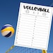 Volleyball A to Z Word Puzzle Game | Printable Volleyball Team Party ...