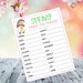 Spring Finish the Phrase Printable Springtime Games Party Games Spring ...