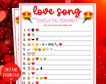 Emoji Song Game | Etsy