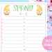 Spring A Z Word Puzzle Printable Springtime Games Party Games Spring ...