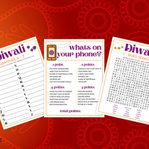 Diwali 10 Game BUNDLE Printable Festival of Lights Party Games ...