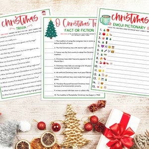 Christmas Game BUNDLE Volume 1 | 10 Xmas Printable Games | Christmas ...