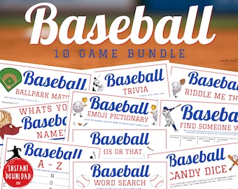 Baseball Trivia Game Baseball Team Party Games MLB Game for Adults ...