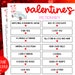 Valentine's Day Pictionary Game Fun Valentine's Day - Etsy