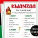Kwanzaa Scavenger Hunt Printable Kwanzaa Party Games Fun Activities for ...