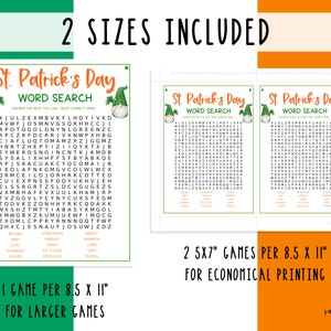 St. Patrick's Day Word Search Game | Word Puzzle | Irish Game | Fun St ...
