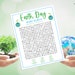 Earth Day Word Search Game Fun Printable Spring Games Environmental ...