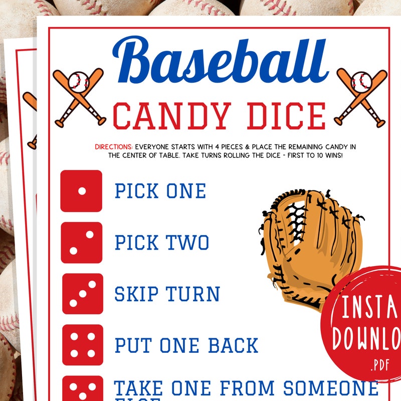 Baseball Candy - Etsy
